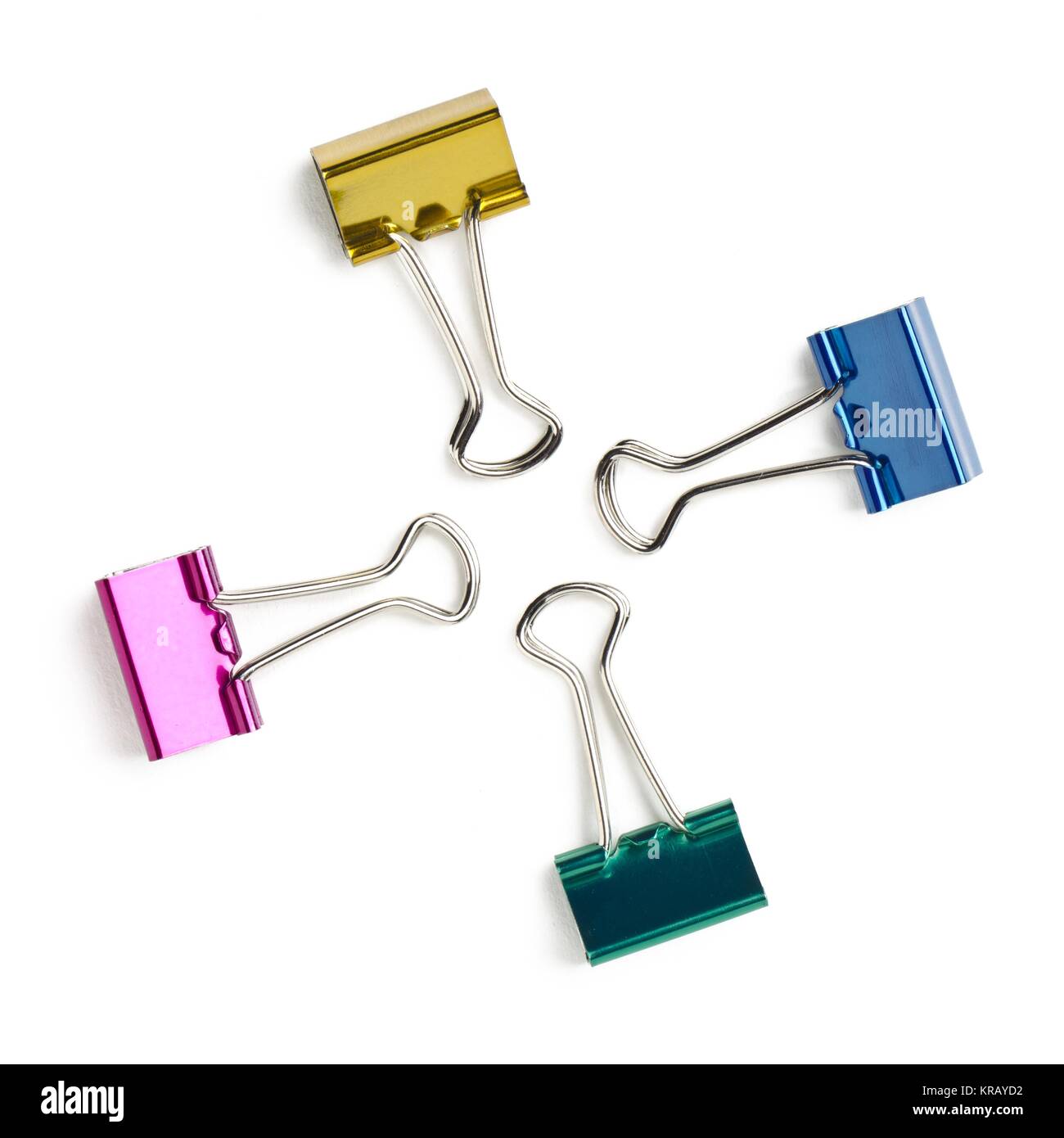 colorful paper clips Stock Photo - Alamy