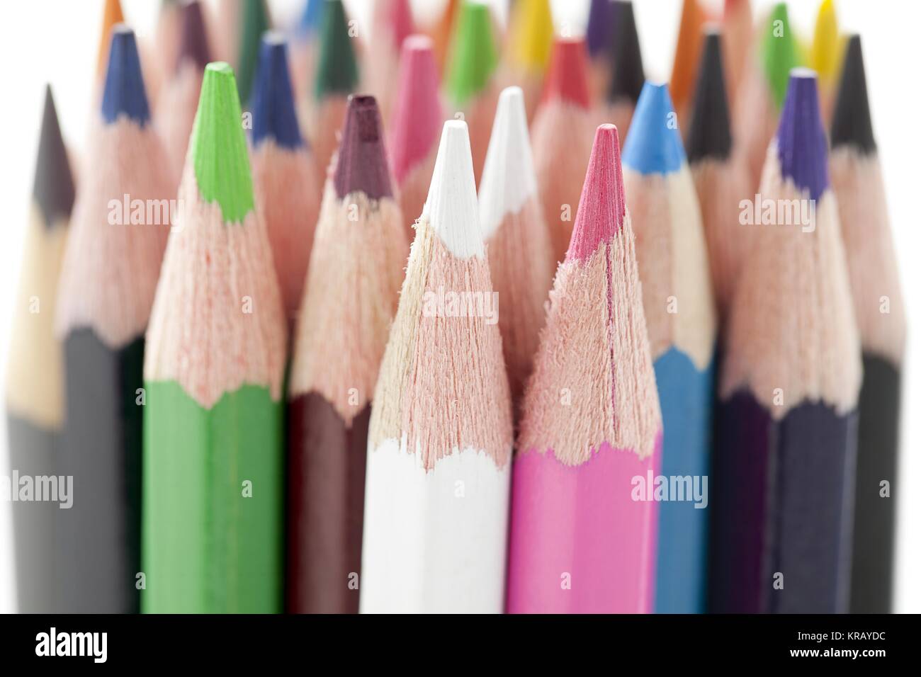 Colorful pencil set hi-res stock photography and images - Alamy