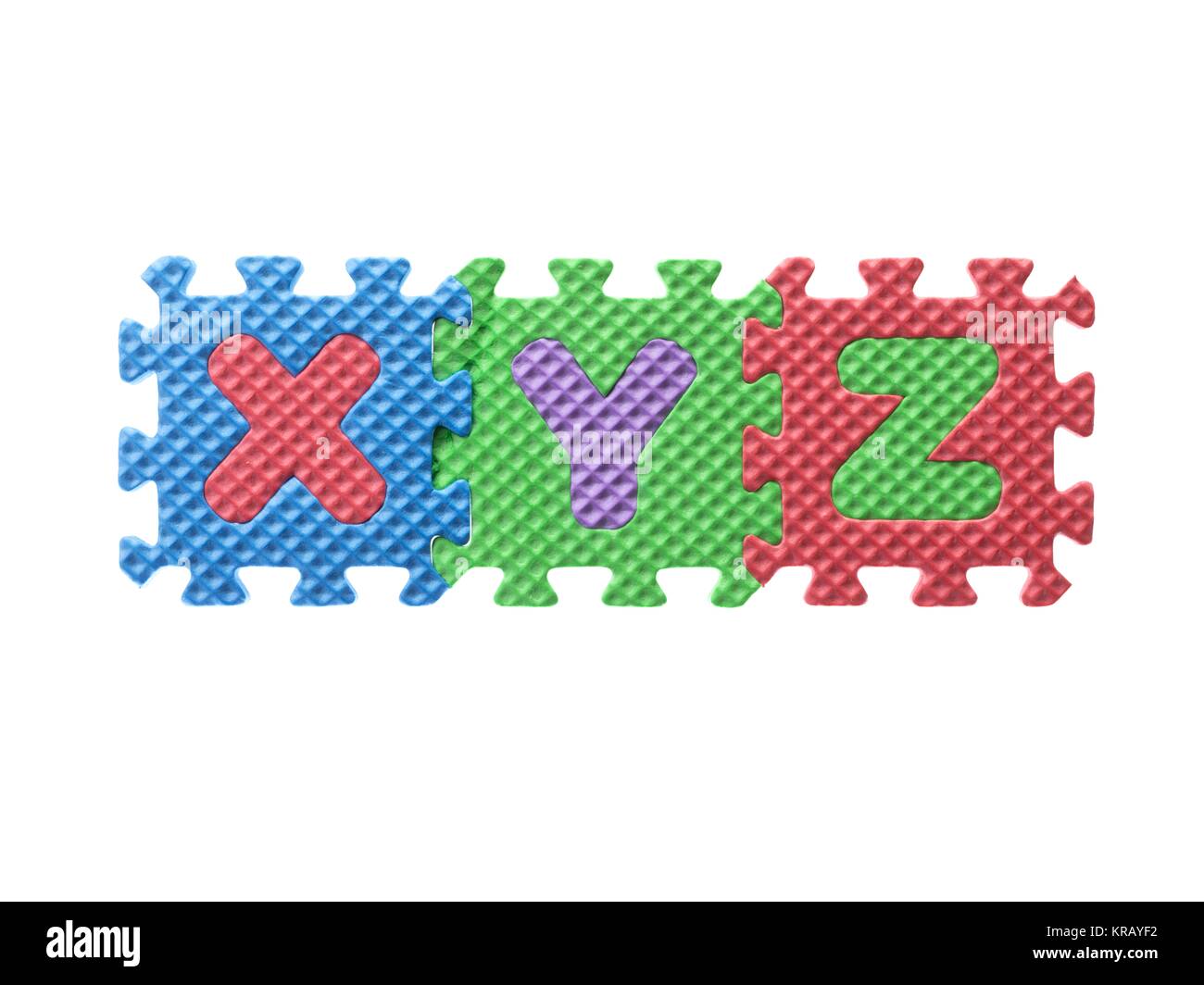colorful rubber puzzle pieces Stock Photo - Alamy