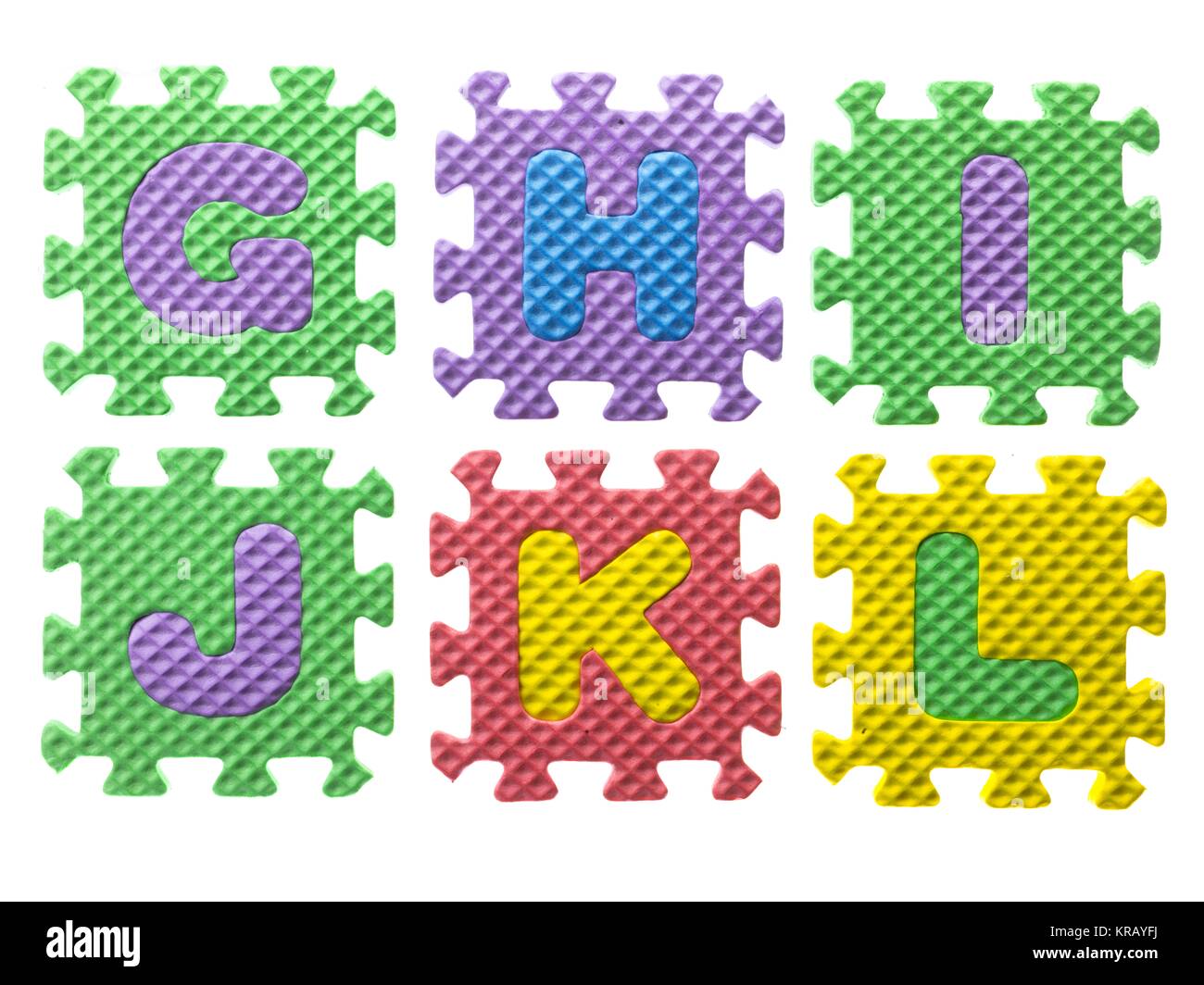 colorful rubber puzzle Stock Photo - Alamy