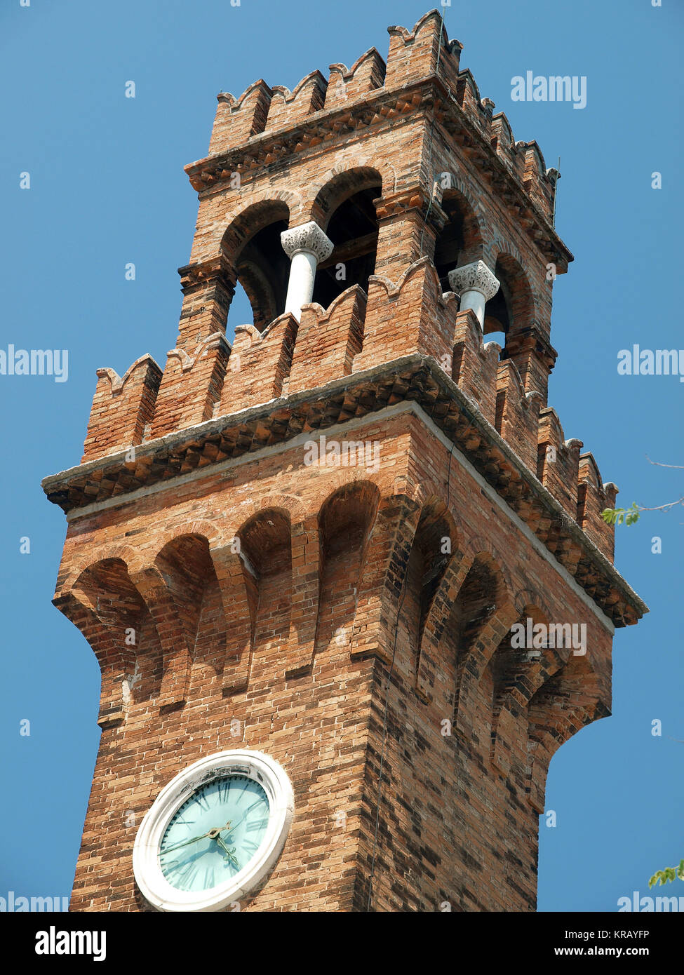 Bell tower of san giacomo murano island venice hi-res stock photography ...