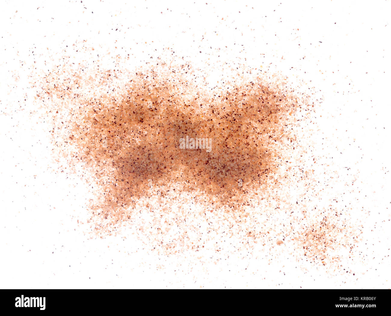 Sand isolated on white background Stock Photo - Alamy