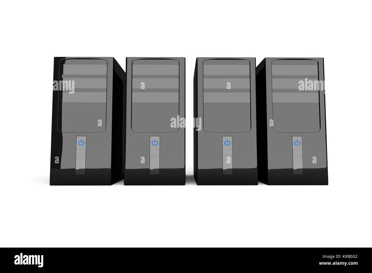 3d rendered white computer case hi-res stock photography and images - Alamy