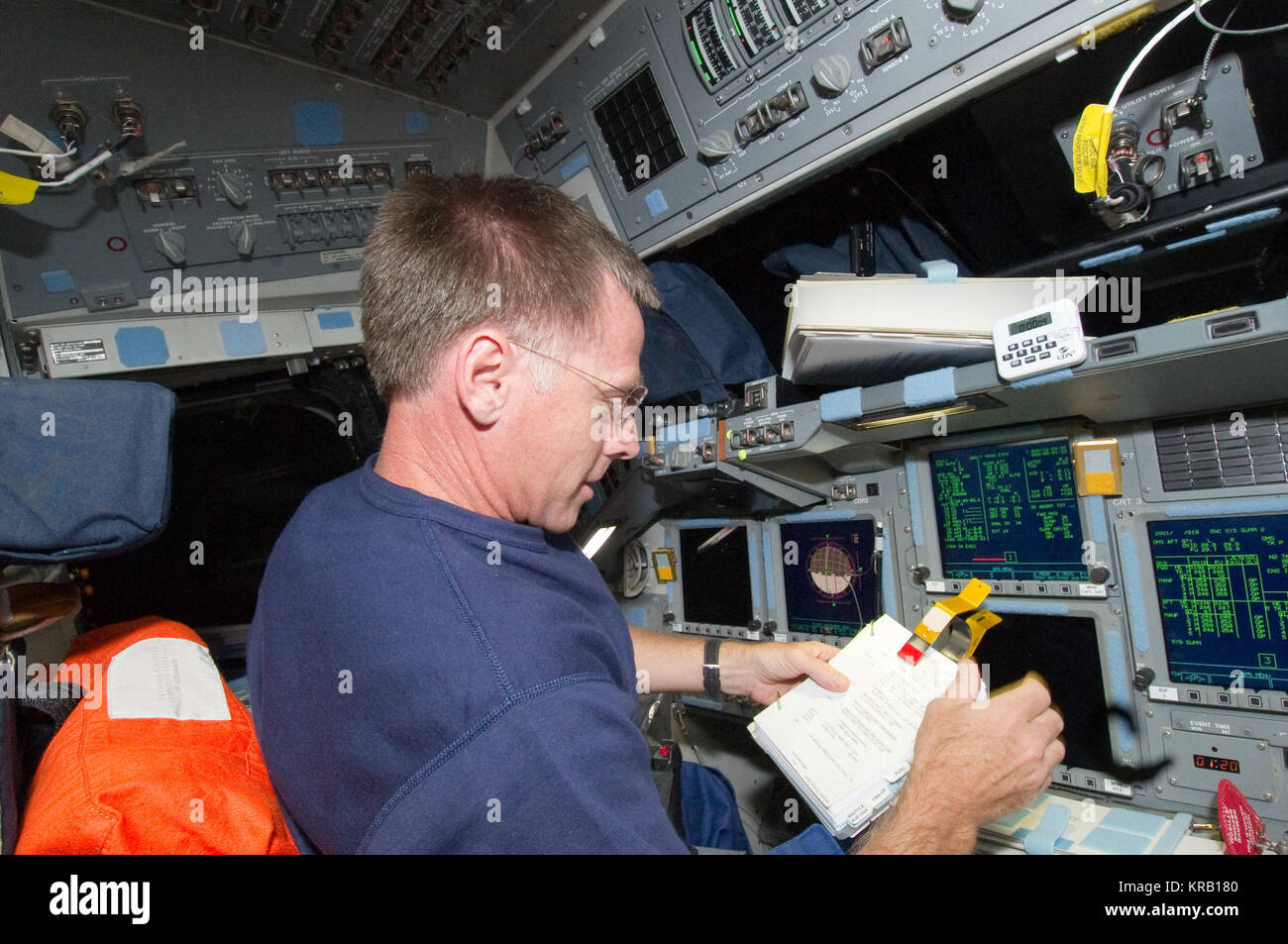 STS 135 Day 2 Stock Photo - Alamy