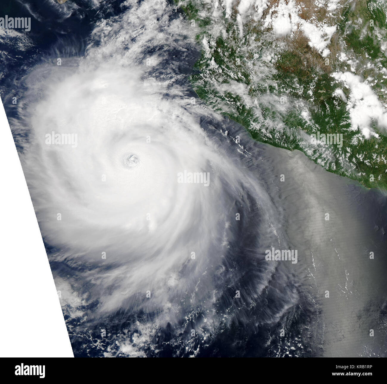Hurricane Dora Jul 21 2011 2000Z Stock Photo - Alamy