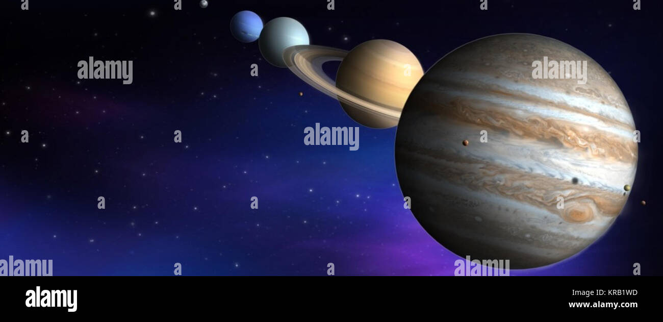 New Frontiers program artwork Stock Photo - Alamy