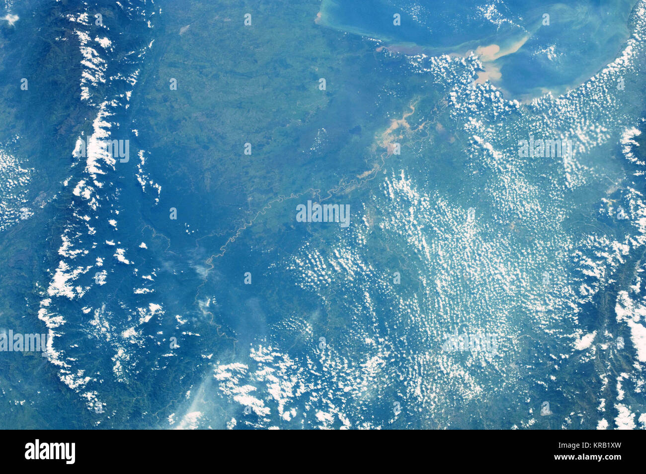 Maracaibo Basin from space Stock Photo - Alamy