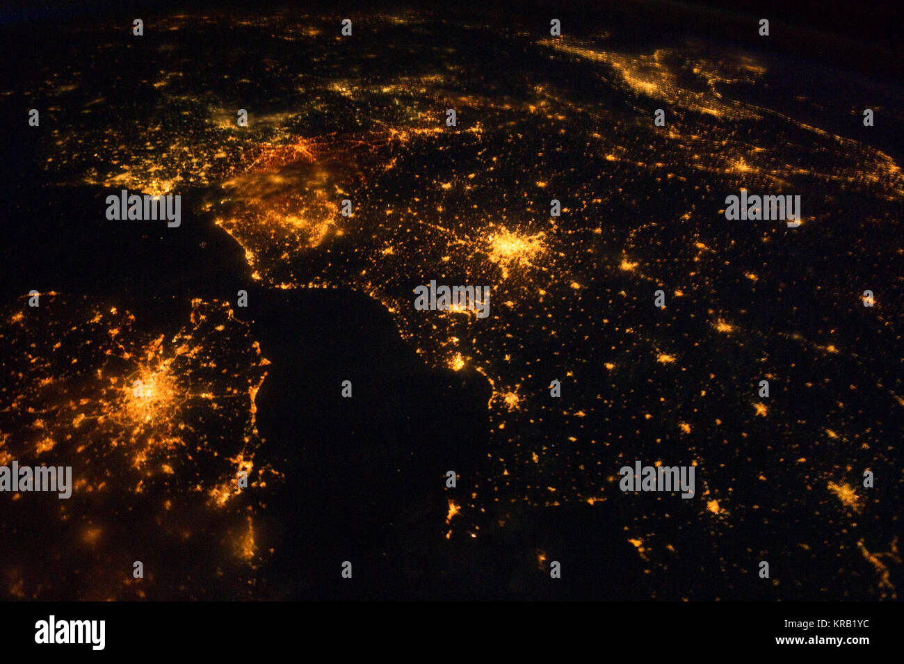 Europe satellite image night hi-res stock photography and images - Alamy