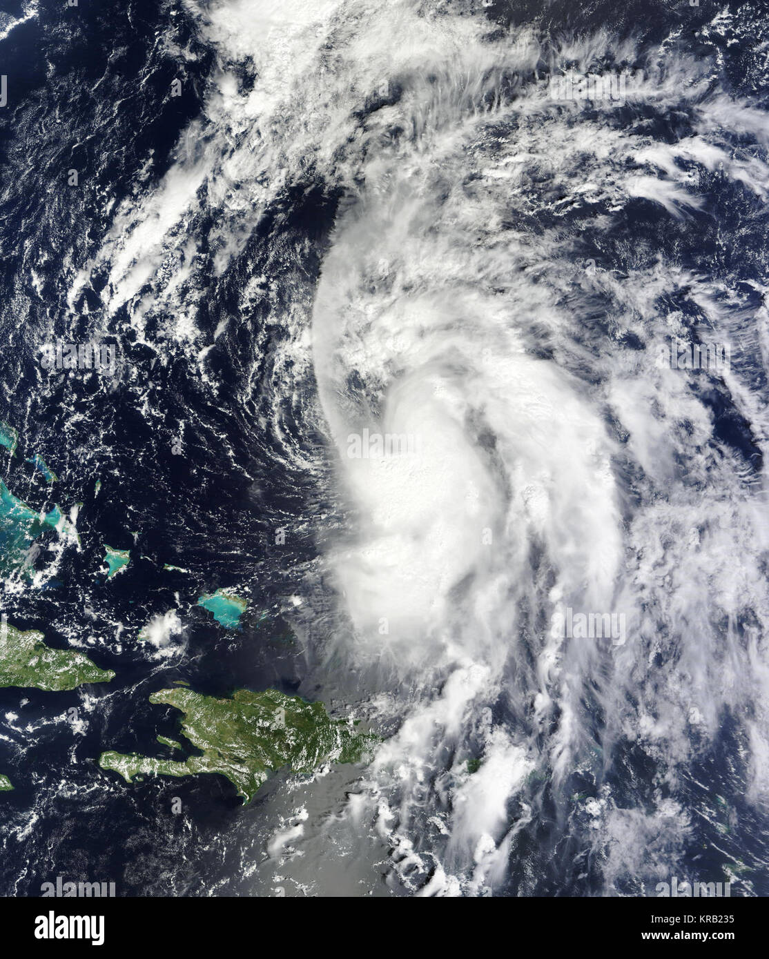 Tropical Storm Maria Sept 14 2011 1520Z Stock Photo - Alamy