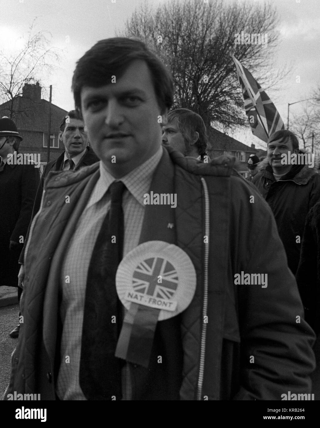 Andrew Bone, 31, of the National Front Stock Photo - Alamy