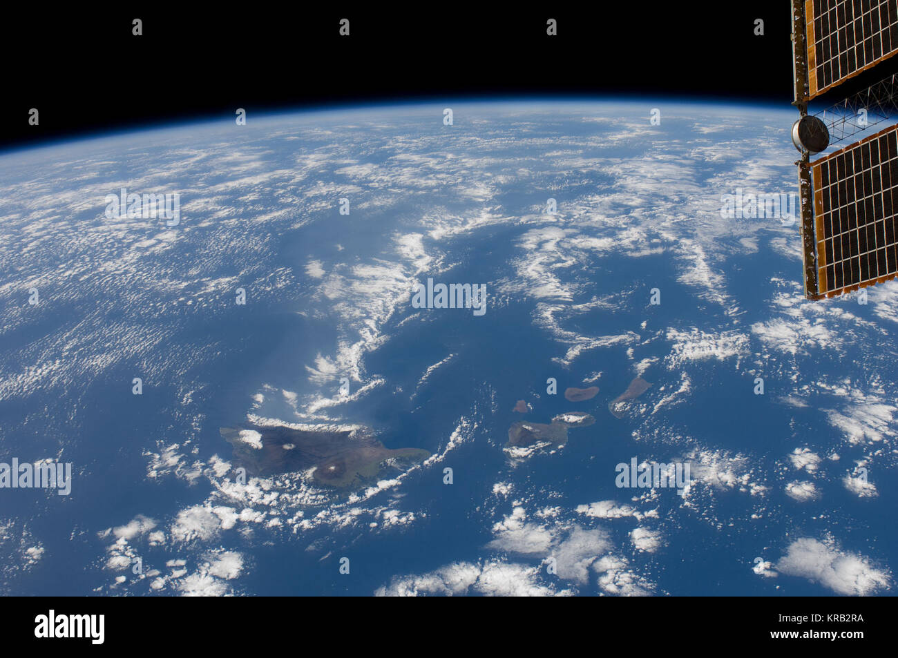 ISS-30 Hawaiian Island chain Stock Photo - Alamy