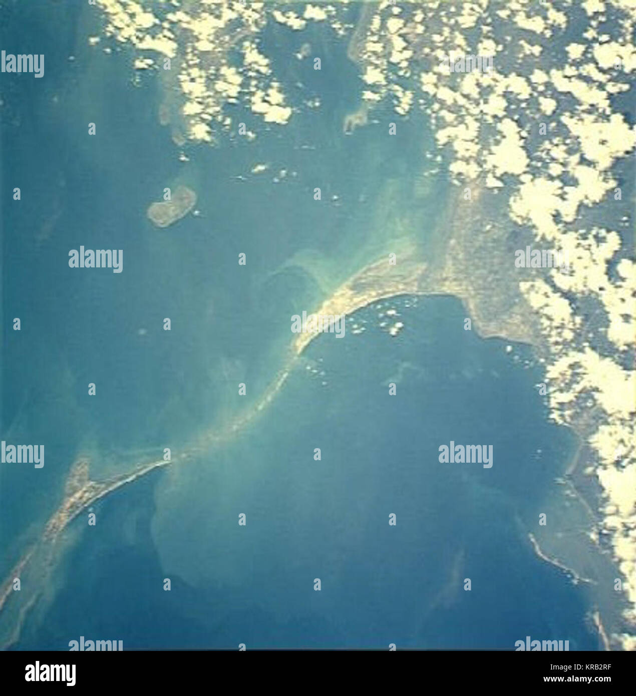 Satellite view adams bridge chain hi-res stock photography and images ...