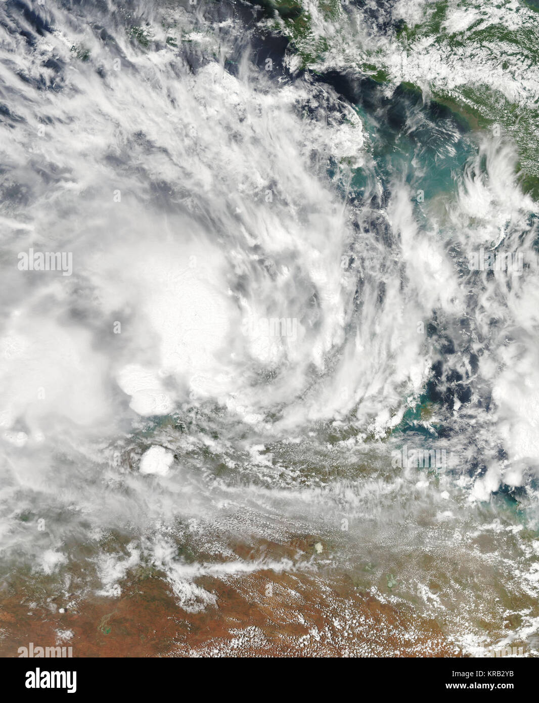 Darwin Tropical Low Jan 24 2012 0445Z Stock Photo - Alamy