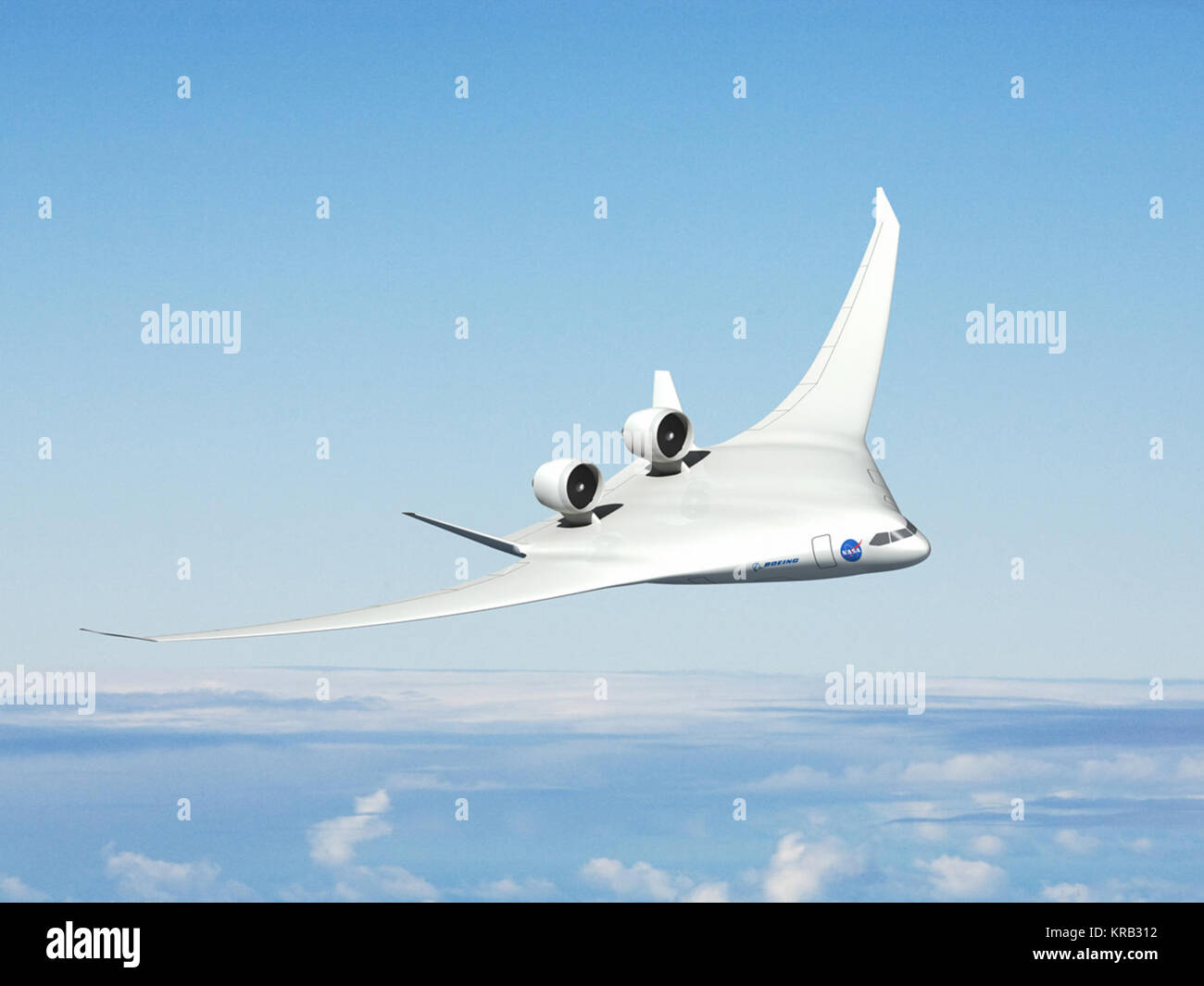 Boeing advanced blended wing body concept 2011 Stock Photo - Alamy