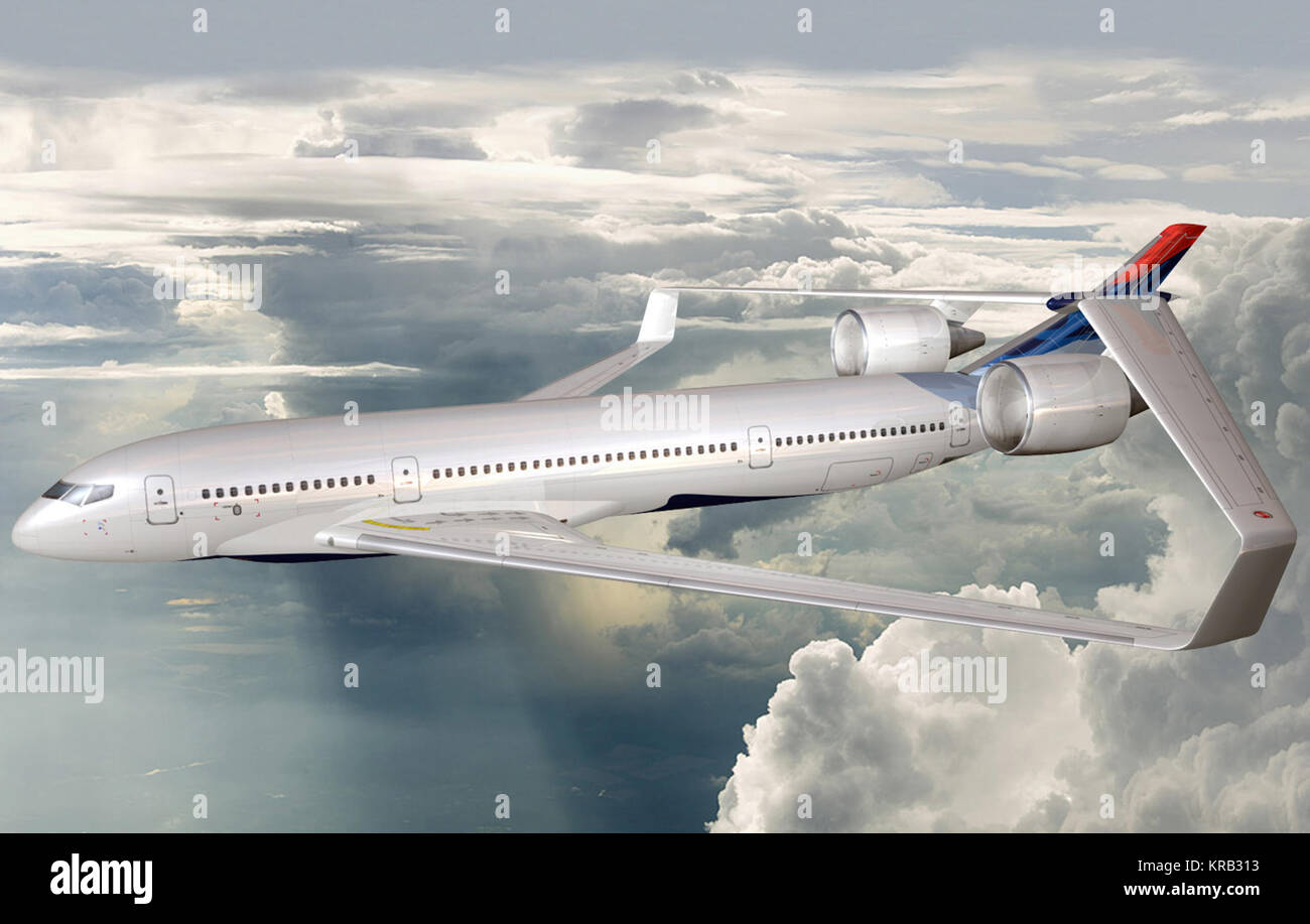Lockheed box wing aircraft concept 2011 Stock Photo - Alamy