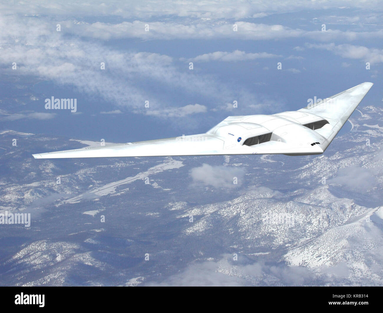 Northrop Grumman flying wing aircraft concept 2011 Stock Photo - Alamy