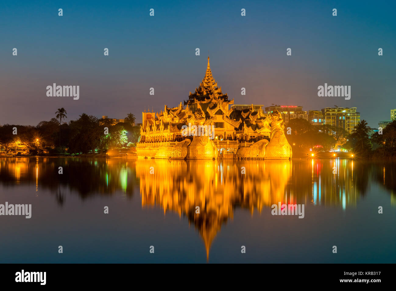 Royalty high quality free stock image of Karaweik palace in Yangon ...