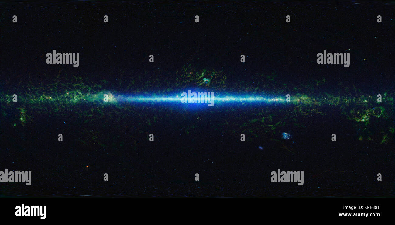Panoramic view of all the sky - WISE - NASA Stock Photo - Alamy