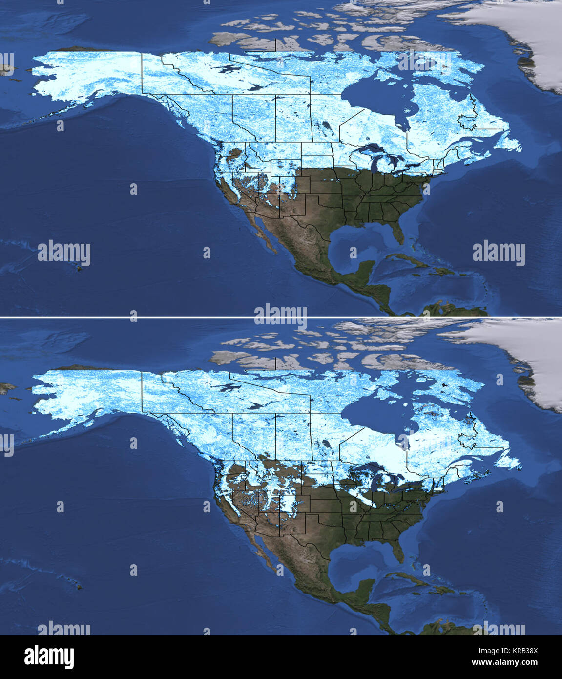 End of Winter- How 2012 Snow Stacks Up (6841323036 Stock Photo - Alamy