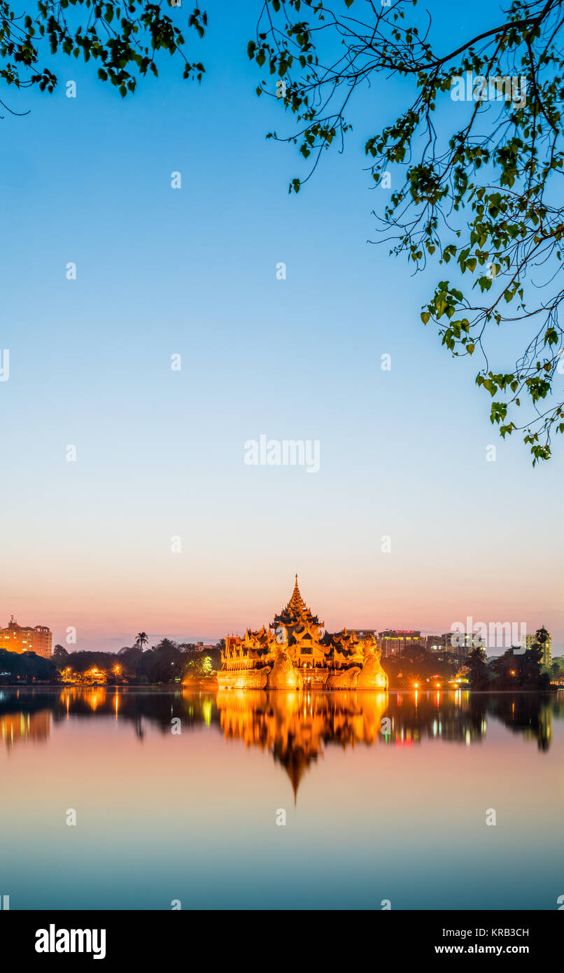 Royalty high quality free stock image of Karaweik palace in Yangon ...