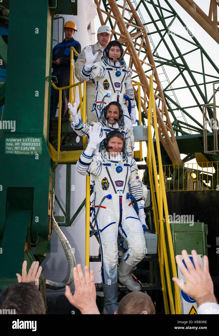 Expedition 31 Soyuz Commander Gennady Padalka, bottom, NASA Flight ... Expedition 31 Soyuz Commander Gennady Padalka, bottom, NASA Flight ...