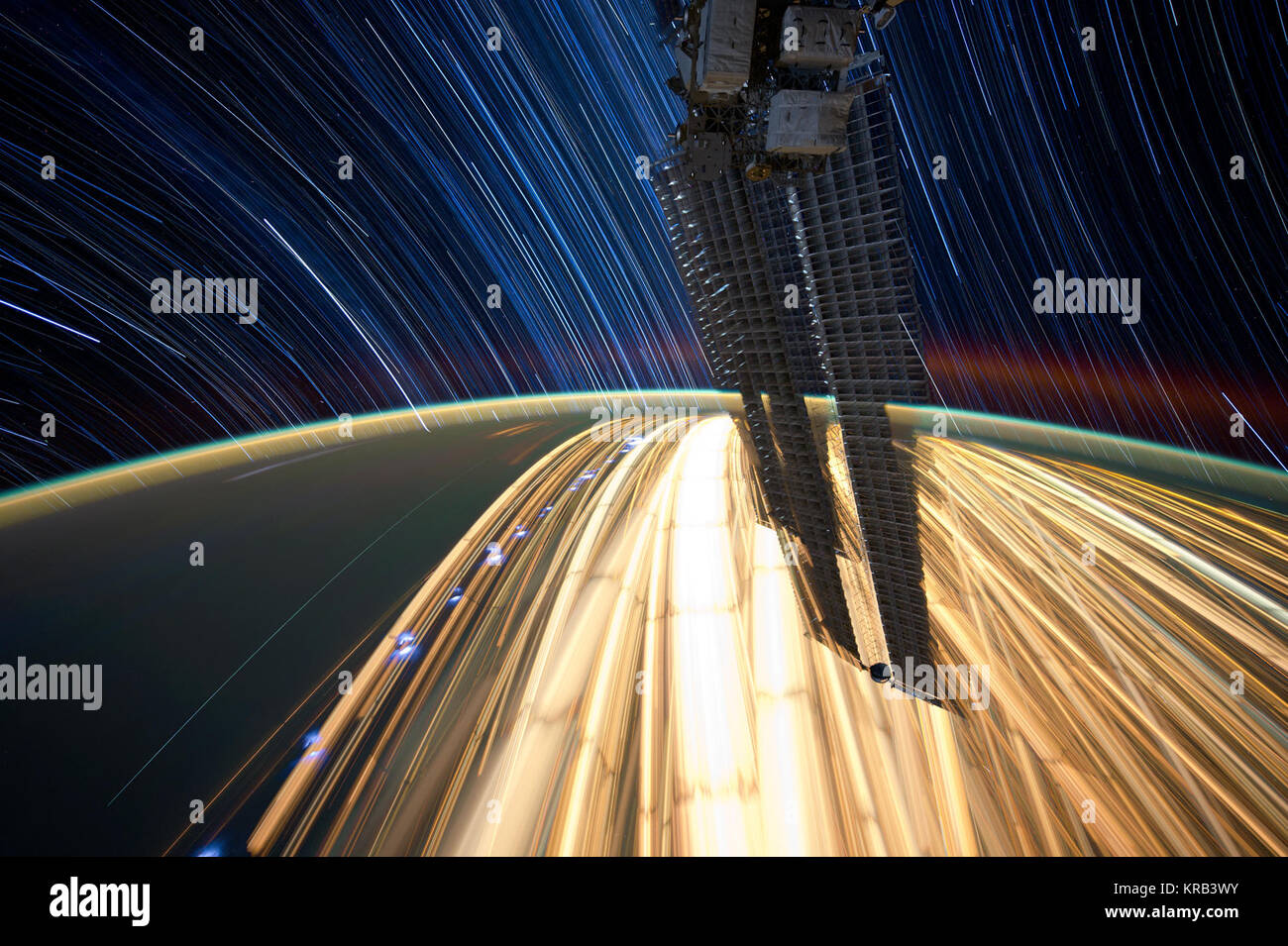 Expedition 31 star trail composite using iss031e044625 thru ...