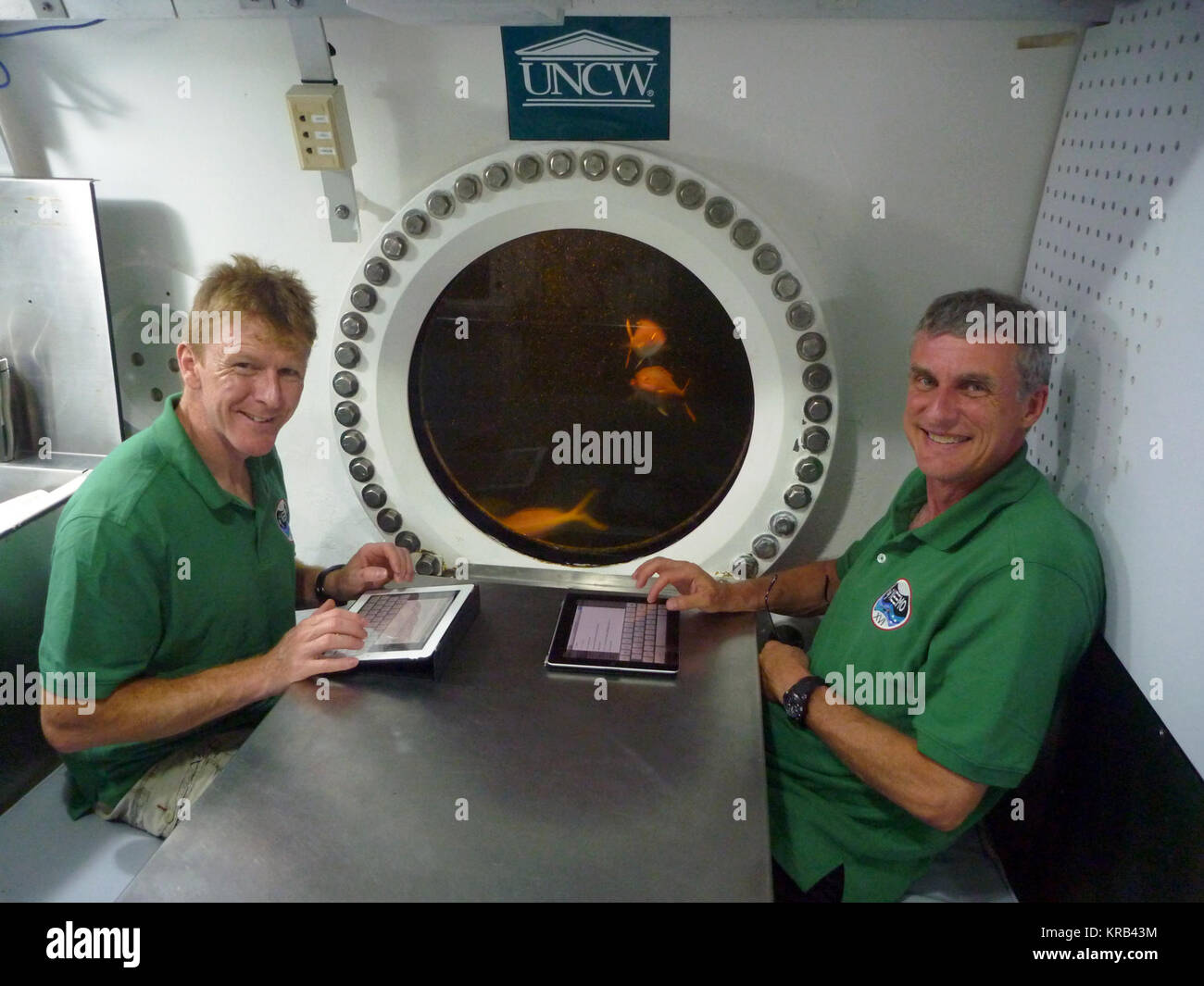 NEEMO 16 inside Aquarius Stock Photo - Alamy