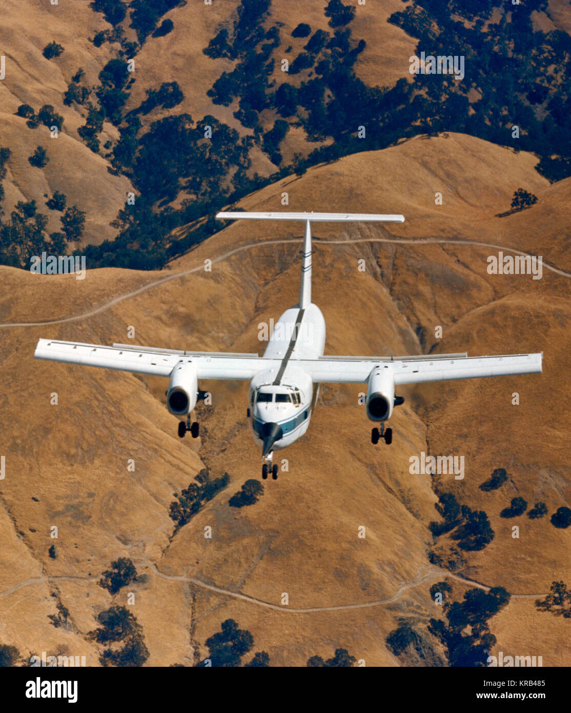 NASA C-8A AWJSRA in flight Stock Photo - Alamy