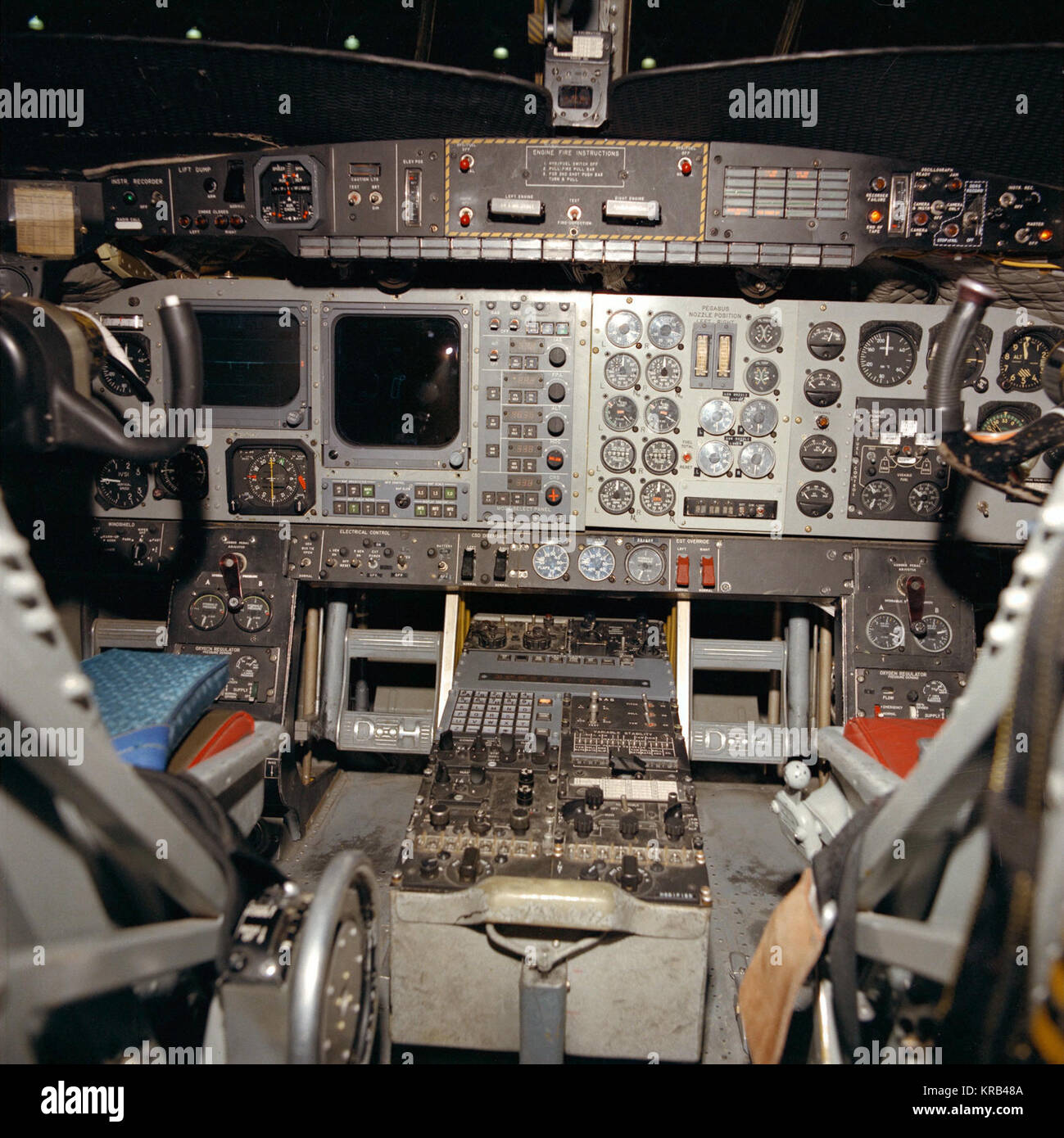 Cockpit of NASA C-8A AWJSRA Stock Photo - Alamy