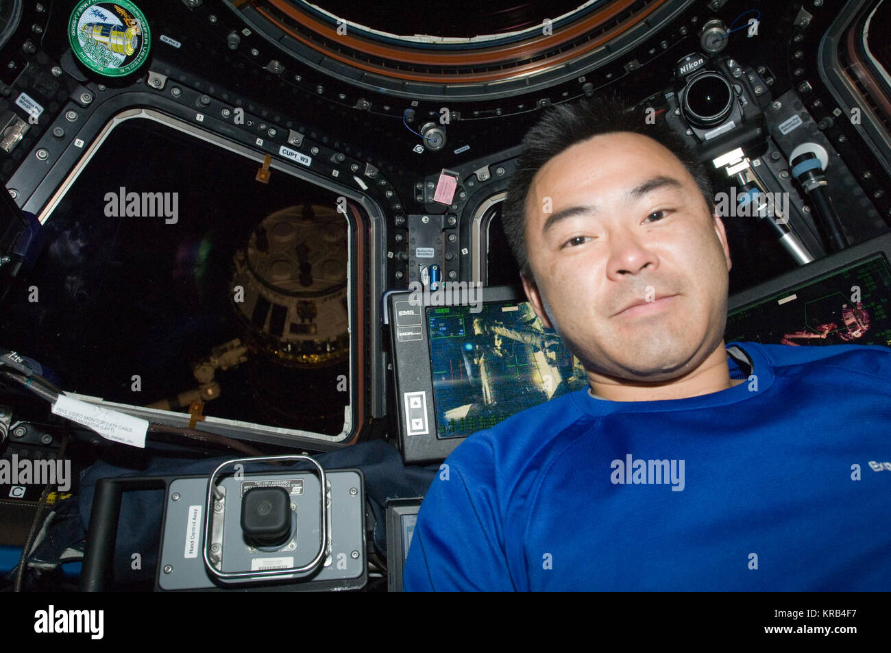 ISS-32 HTV-3 berthing 3 - Aki Hoshide Stock Photo - Alamy