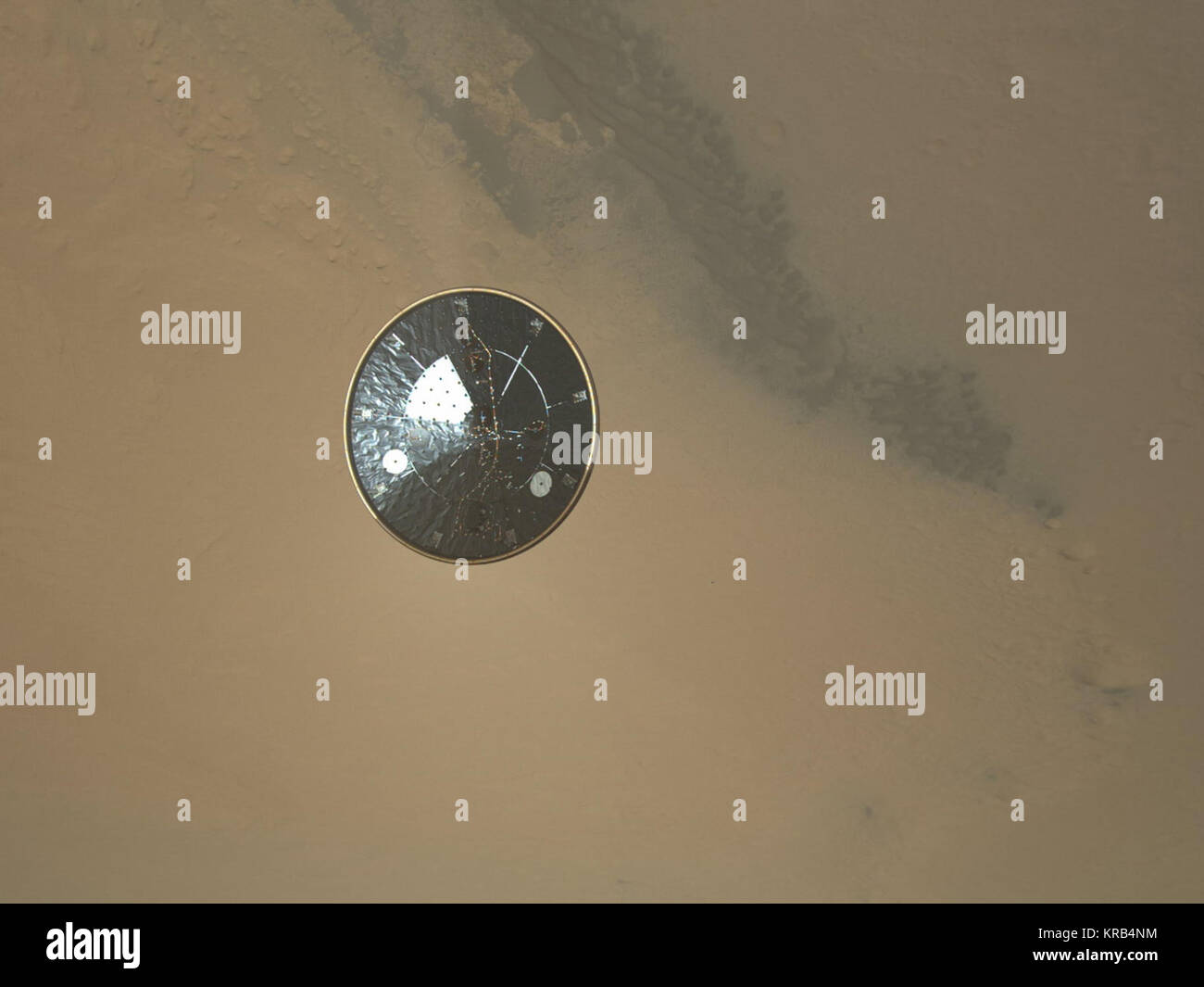 Curiosity rover heat shield Stock Photo - Alamy