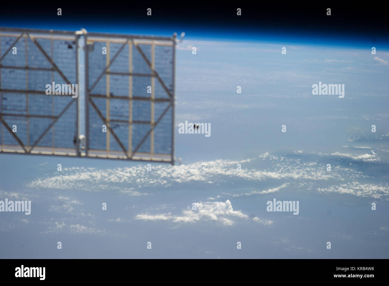 Iss international space station orbiting hi-res stock photography and ...