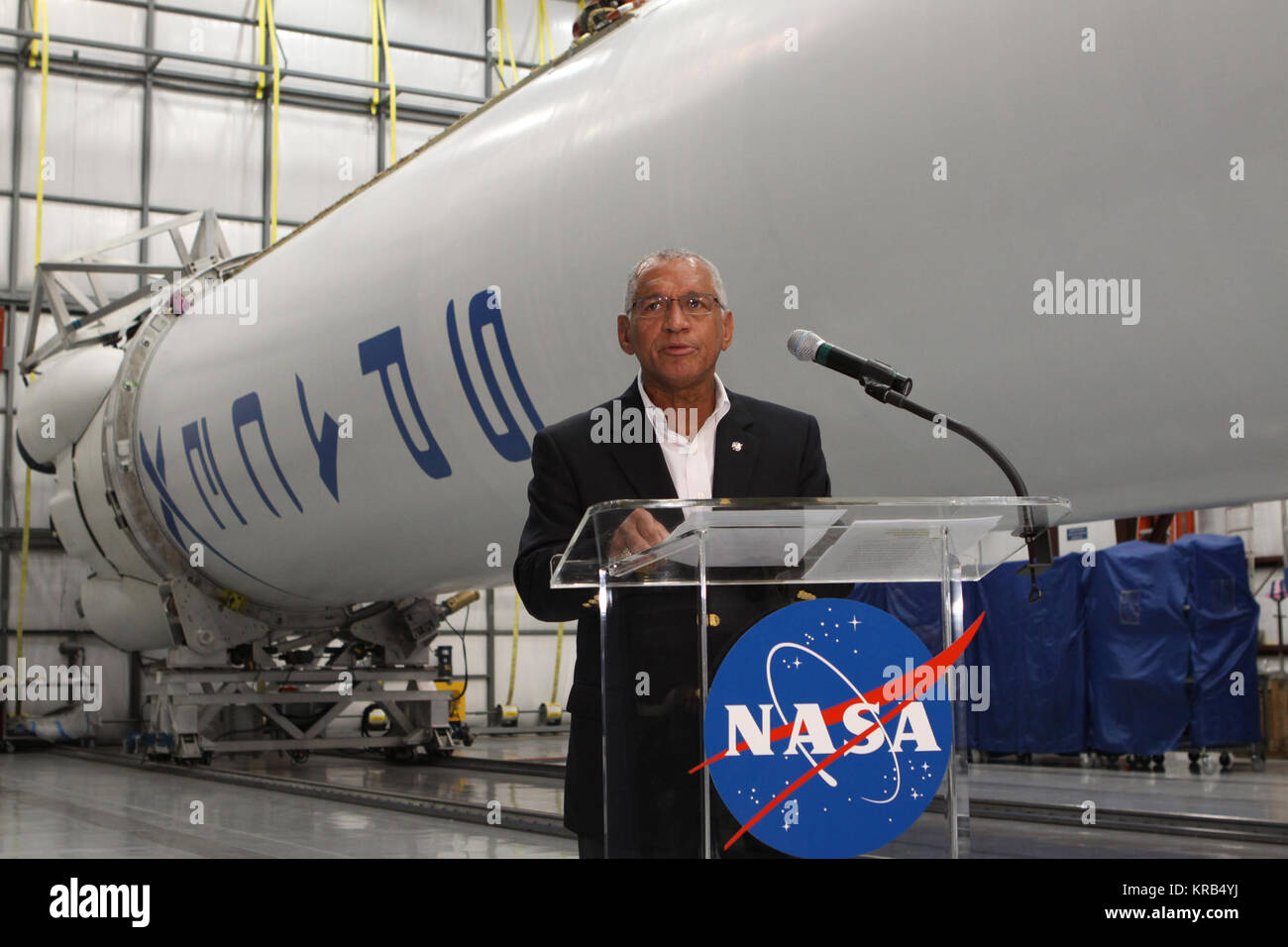 NASA Administrator Announces Crew, Cargo Milestones Stock Photo - Alamy