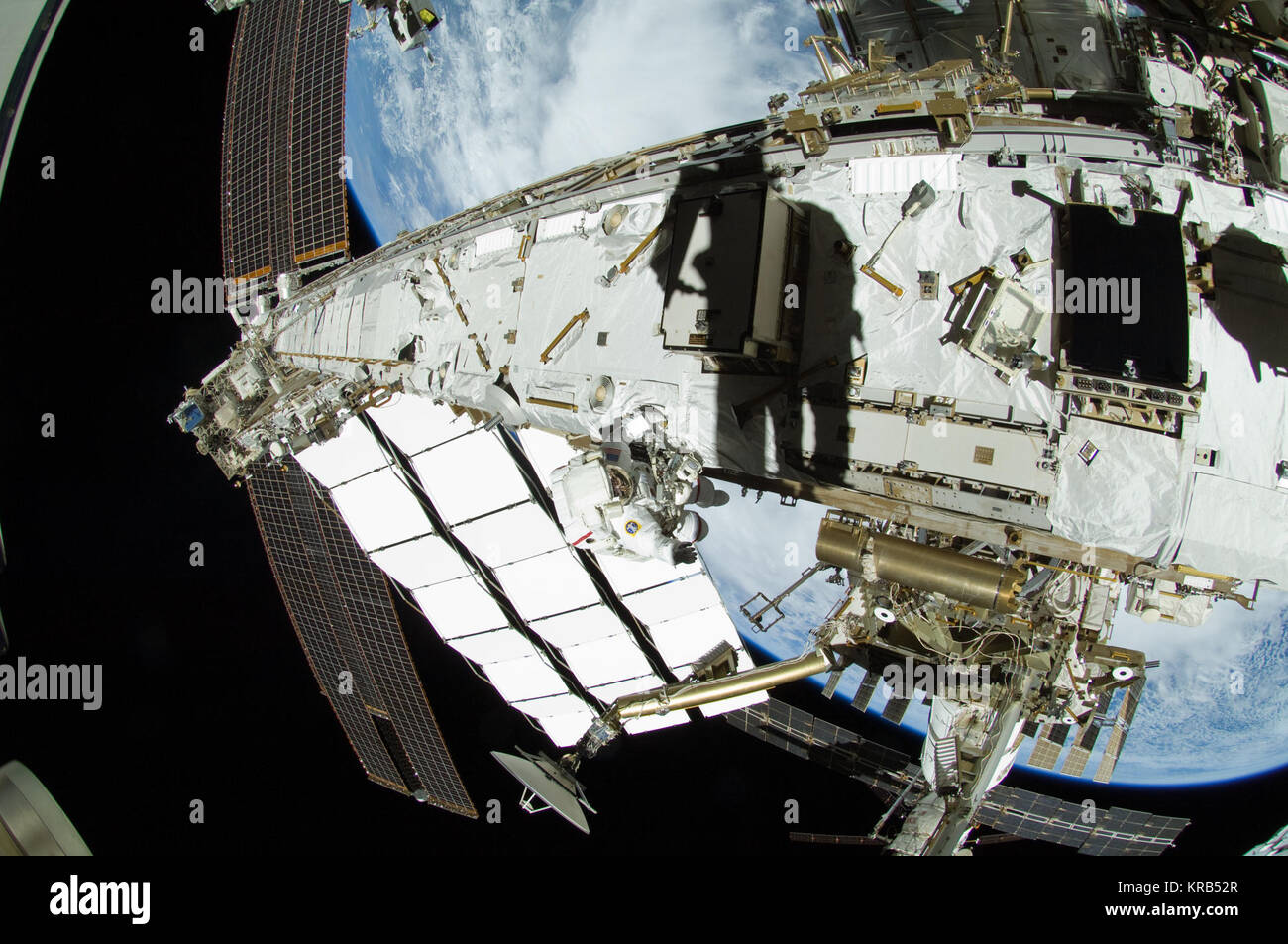 ISS-32 American EVA a1 Sunita Williams Stock Photo - Alamy