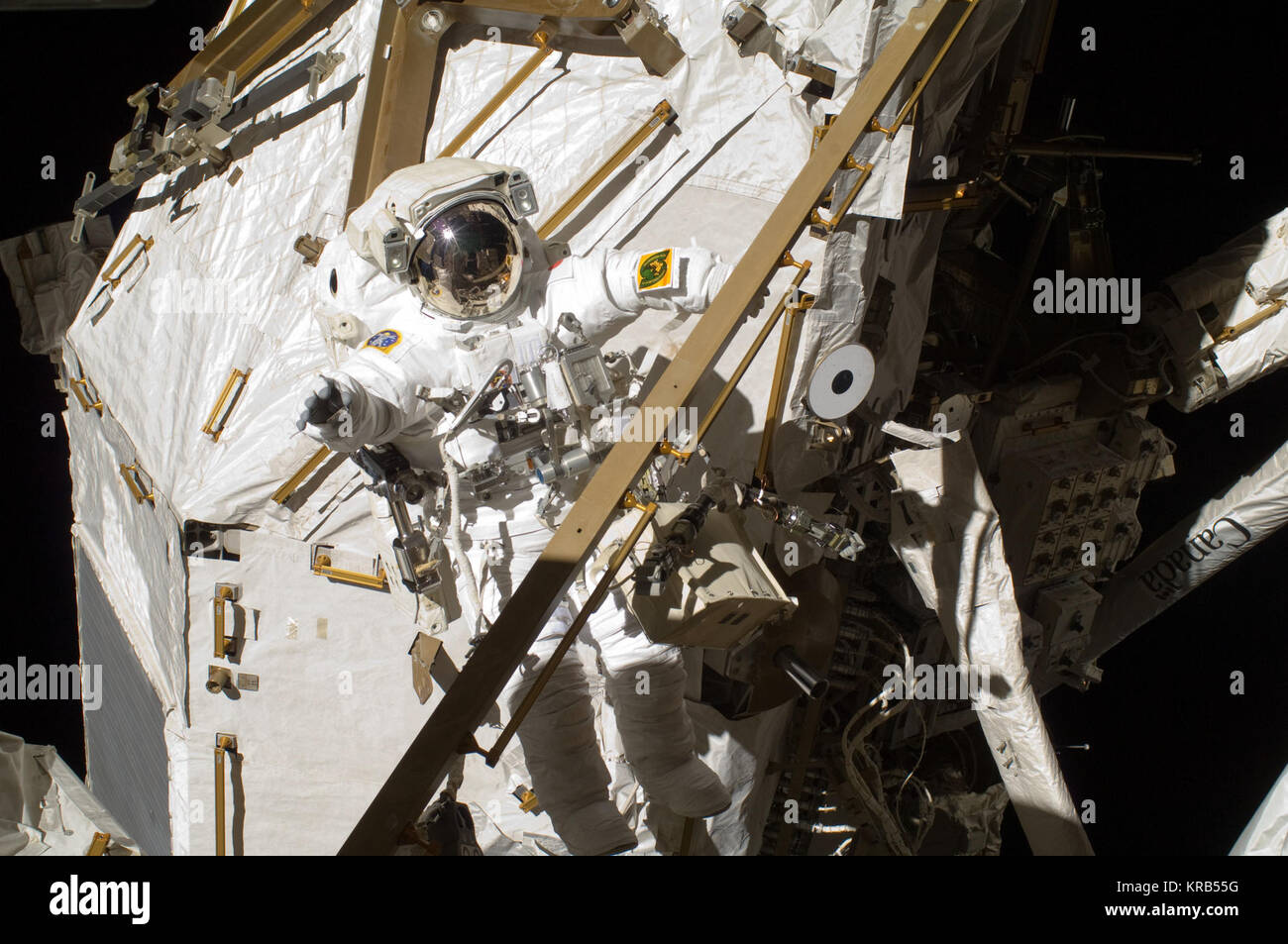 ISS-32 American EVA b8 Aki Hoshide Stock Photo - Alamy