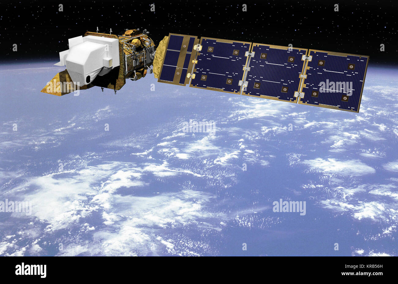Landsat8 artist rendition Stock Photo - Alamy
