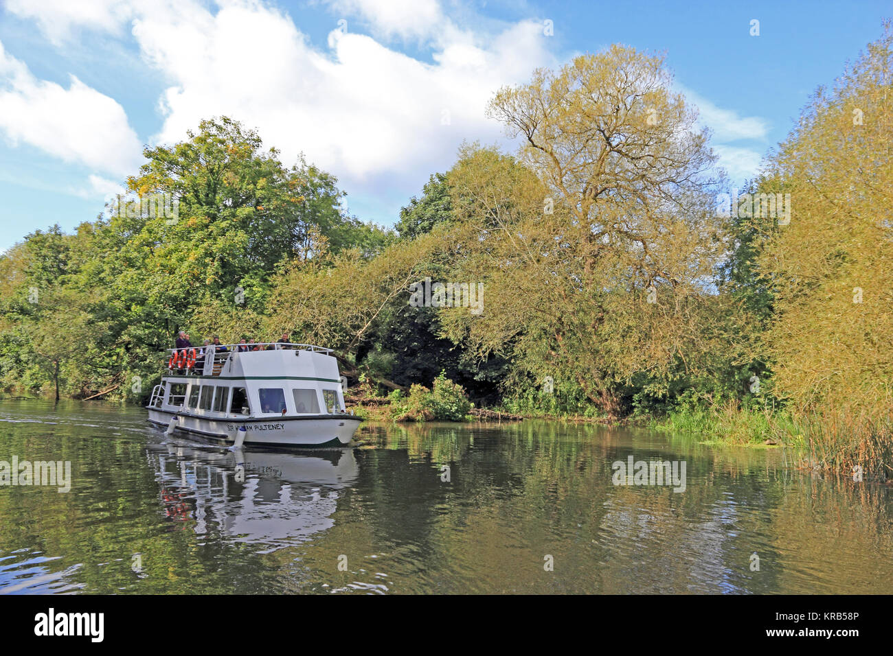 Sir William Pultney, a tourist pleasure cruise boat, on River Avon ...