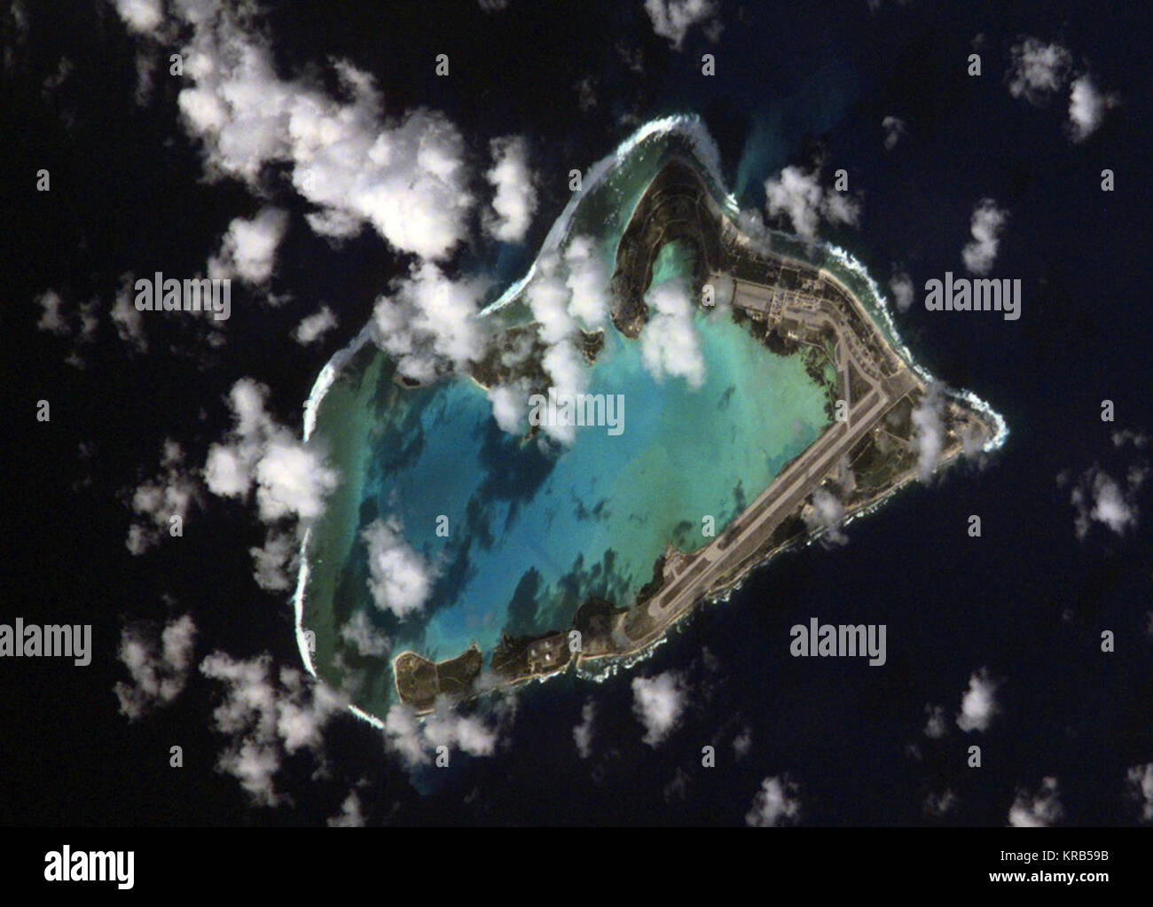 Wake Atoll ISS001 Stock Photo - Alamy