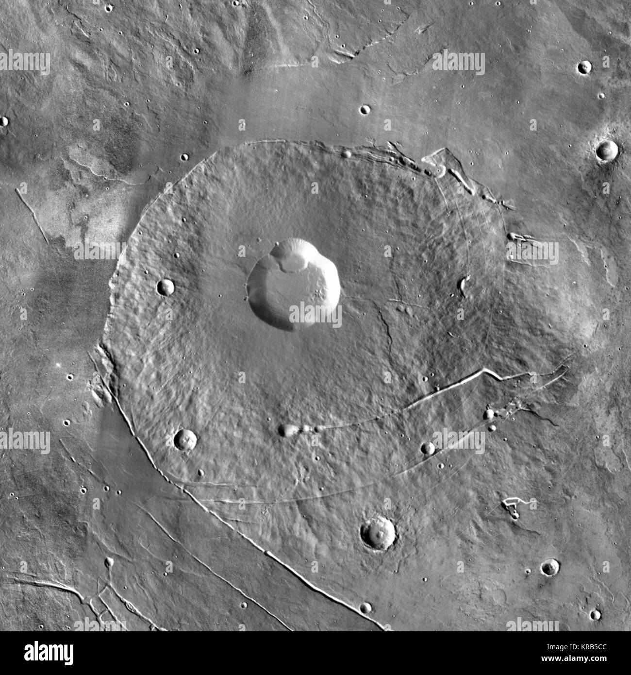 Albor Tholus THEMIS Stock Photo - Alamy