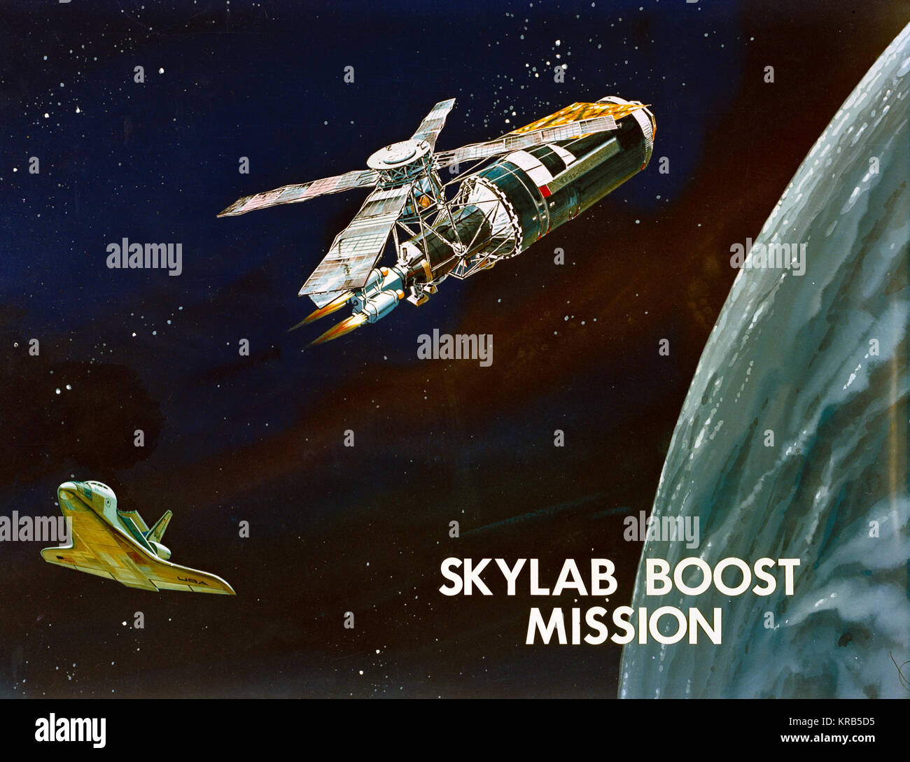 Teleoperator Retrieval System with Shuttle Stock Photo - Alamy