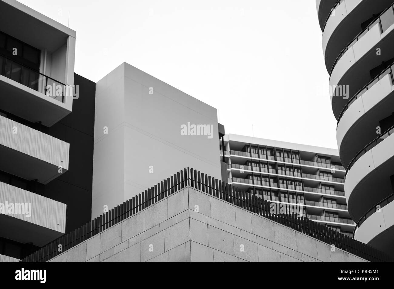 Modern apartment buildings at Rhodes in Sydney, Australia. Apartment ...