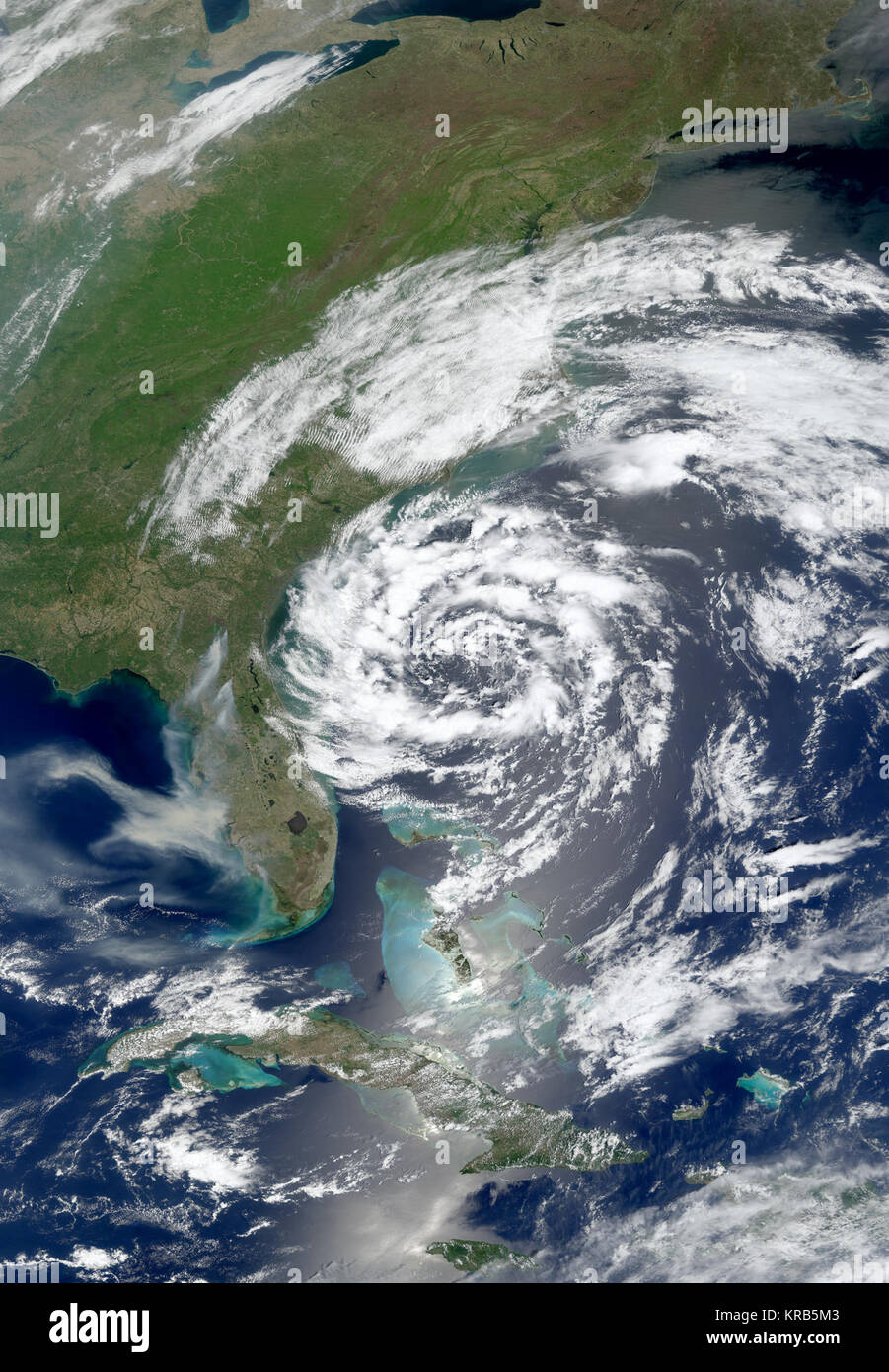 Andrea May 8 2007 1600Z Stock Photo - Alamy