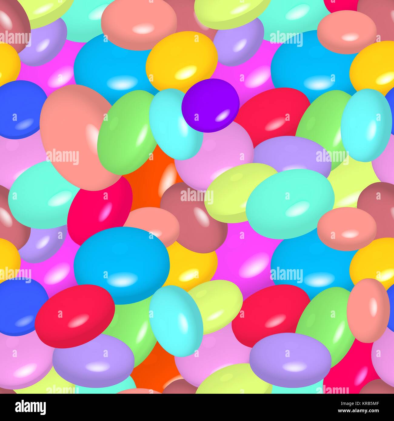 Seamless candies background 3d Stock Vector Images - Alamy