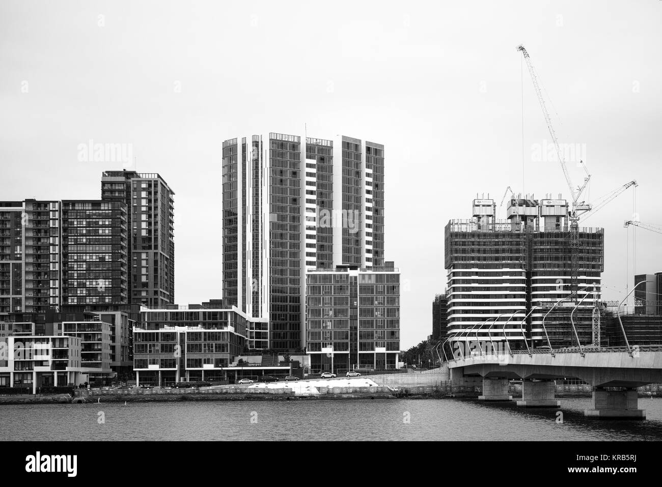 Australia crane urban black hi-res stock photography and images - Alamy