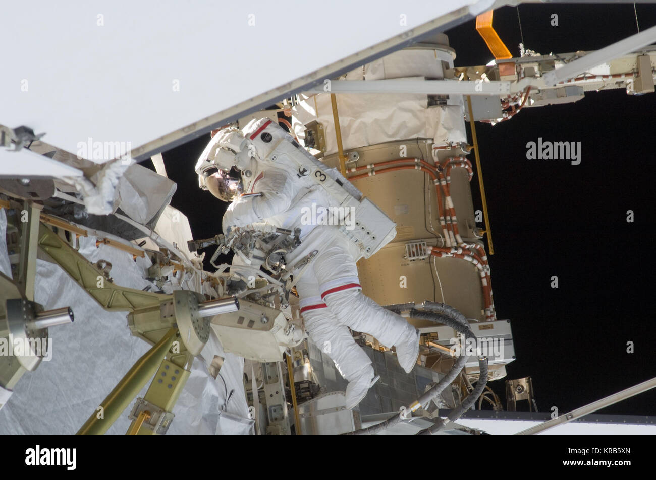 ISS-33 American EVA 01 Sunita Williams Stock Photo - Alamy