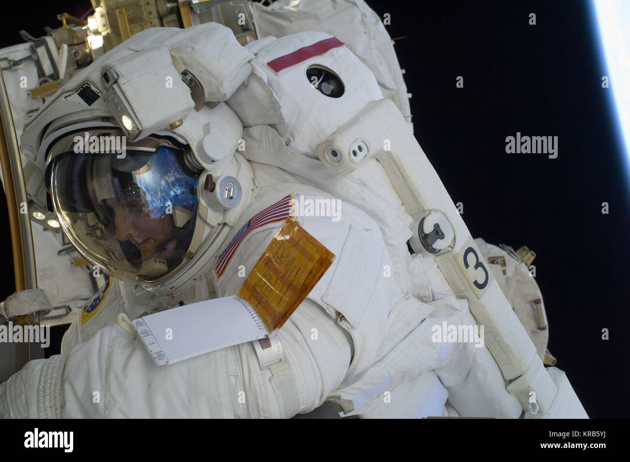 ISS-33 American EVA 07 Sunita Williams Stock Photo - Alamy