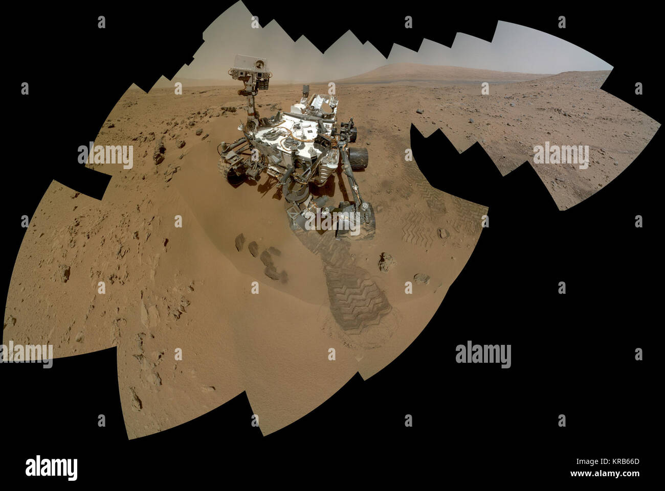 Curiosity Self-Portrait, Wide View Stock Photo - Alamy