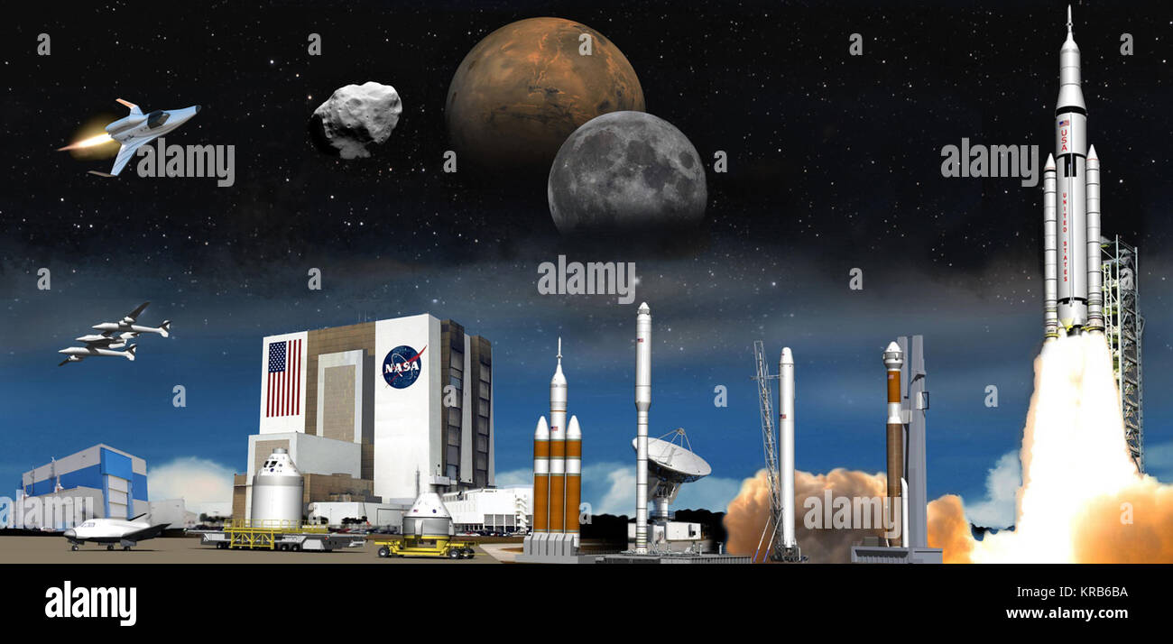 Modular rocket and spacecraft system Stock Photo - Alamy