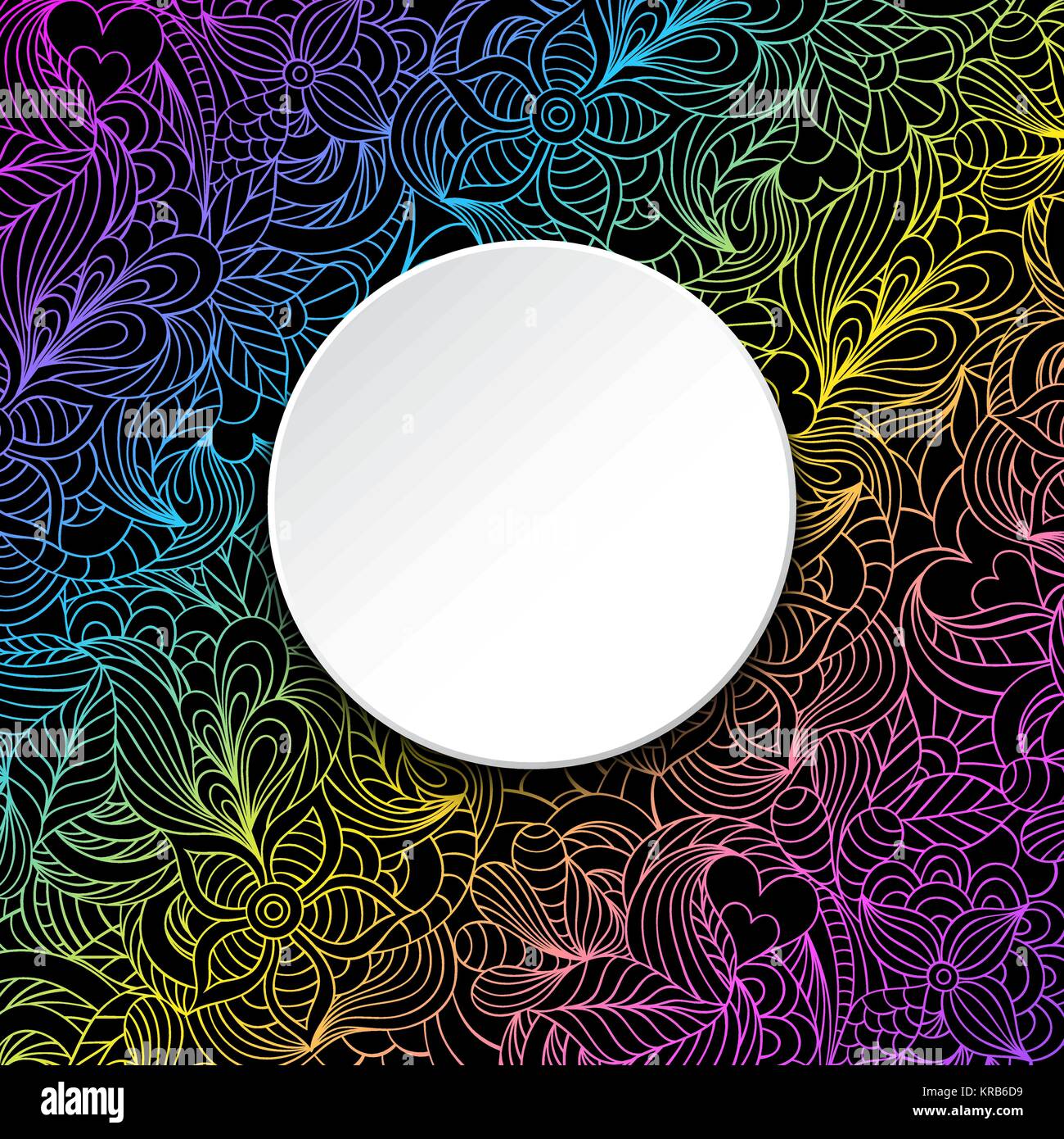 Colorful invitation card Stock Vector Image & Art - Alamy