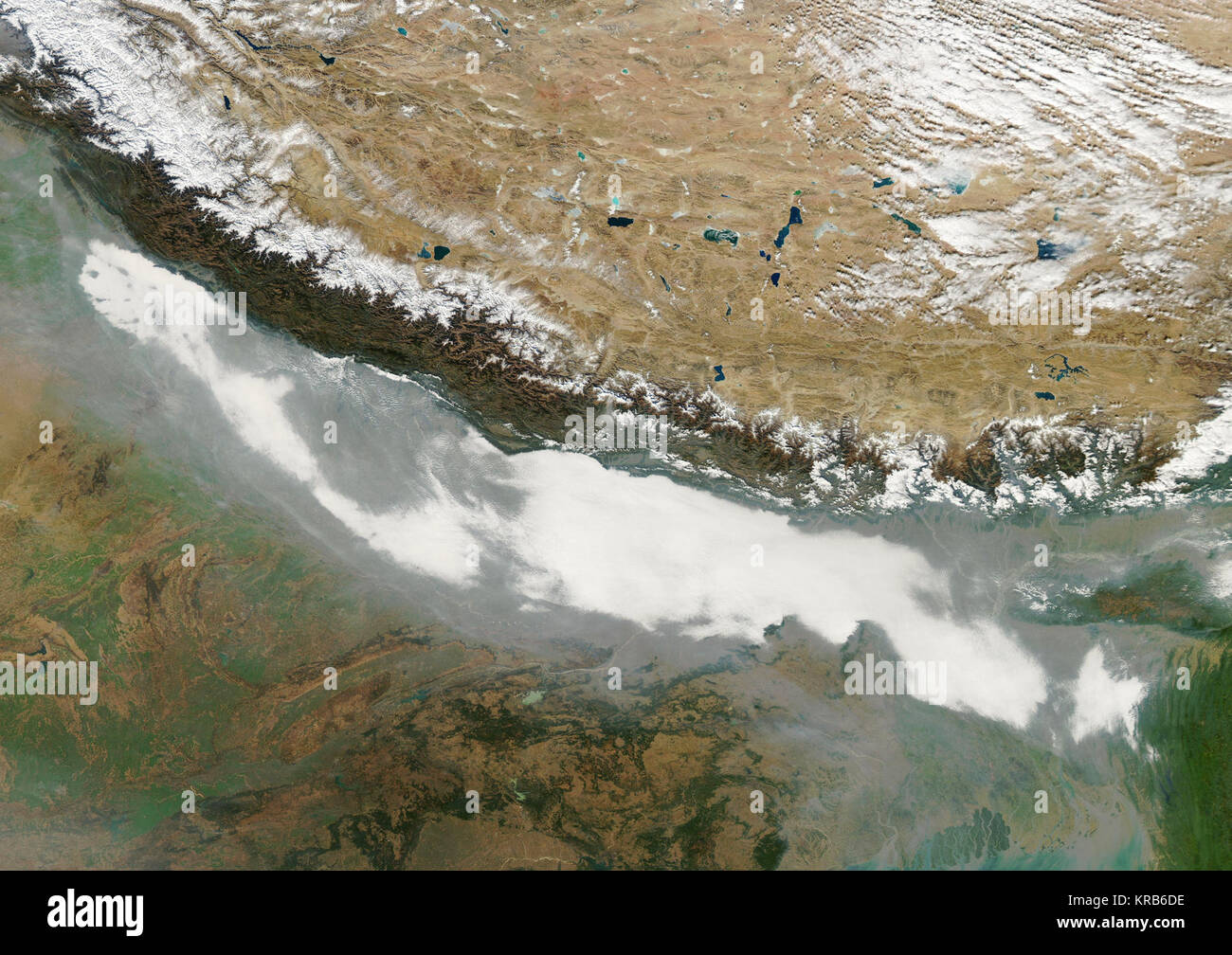 Northern Indian Fog Stock Photo - Alamy